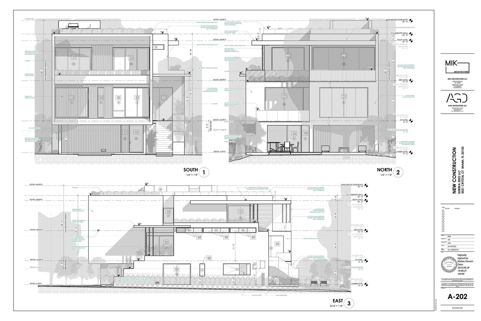 Architecture Plans, Sections, Elevations, Callouts & BIM